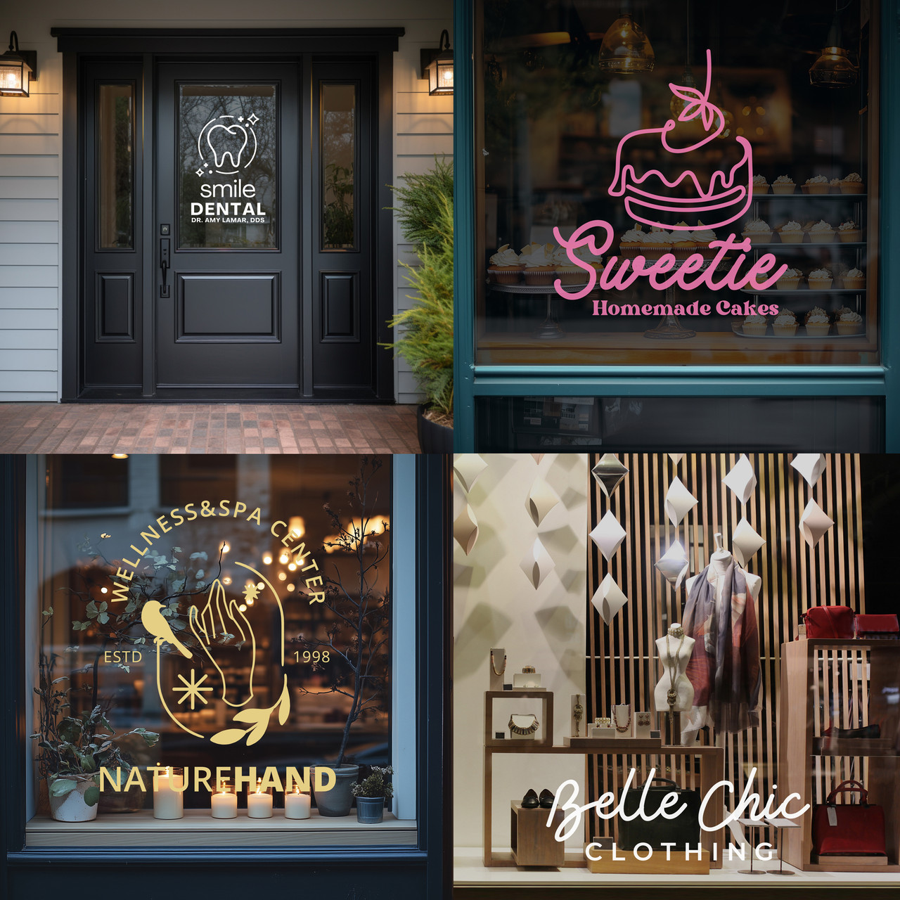 Window Logo Decals Custom Car Window Decals | Square Signs