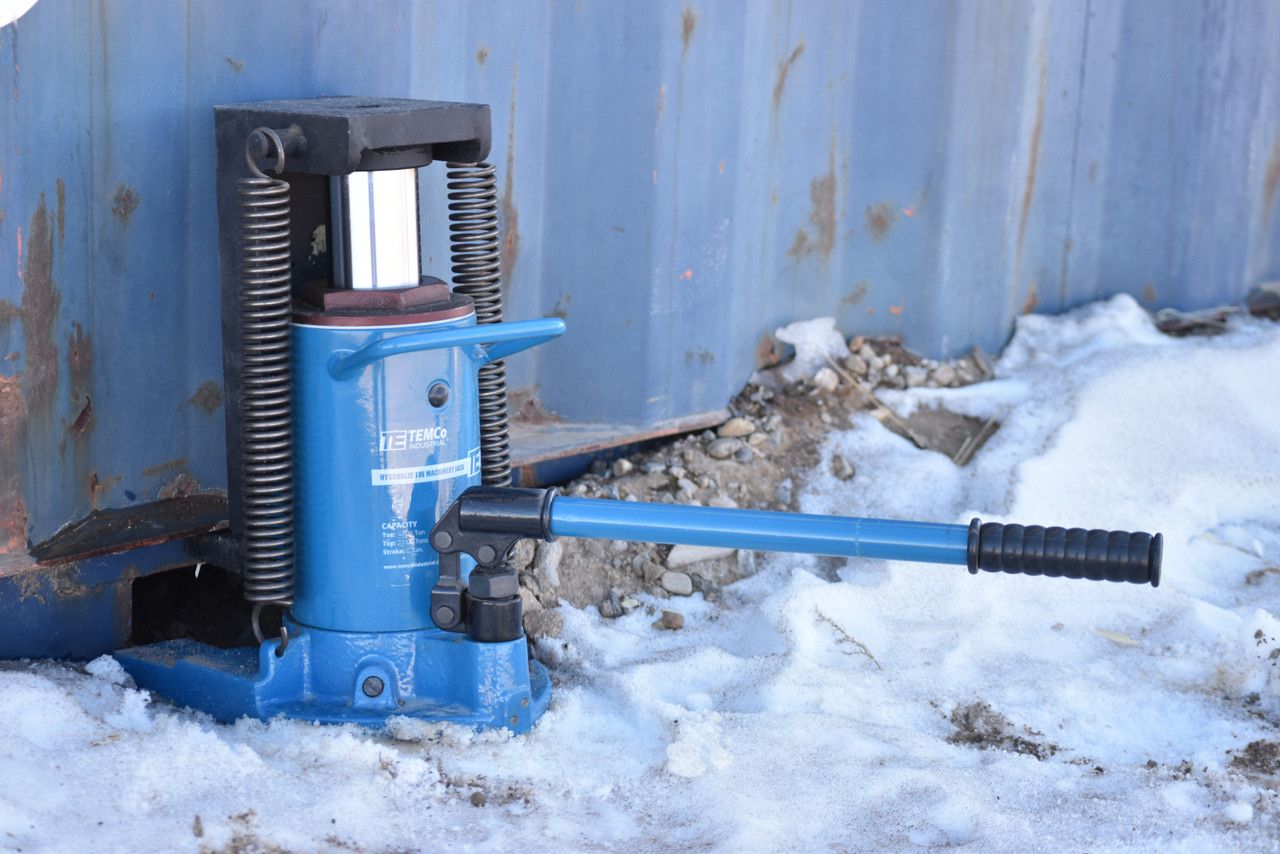 10 / 20 TON Hydraulic Machine Toe Jack Lift - TEMCo Industrial