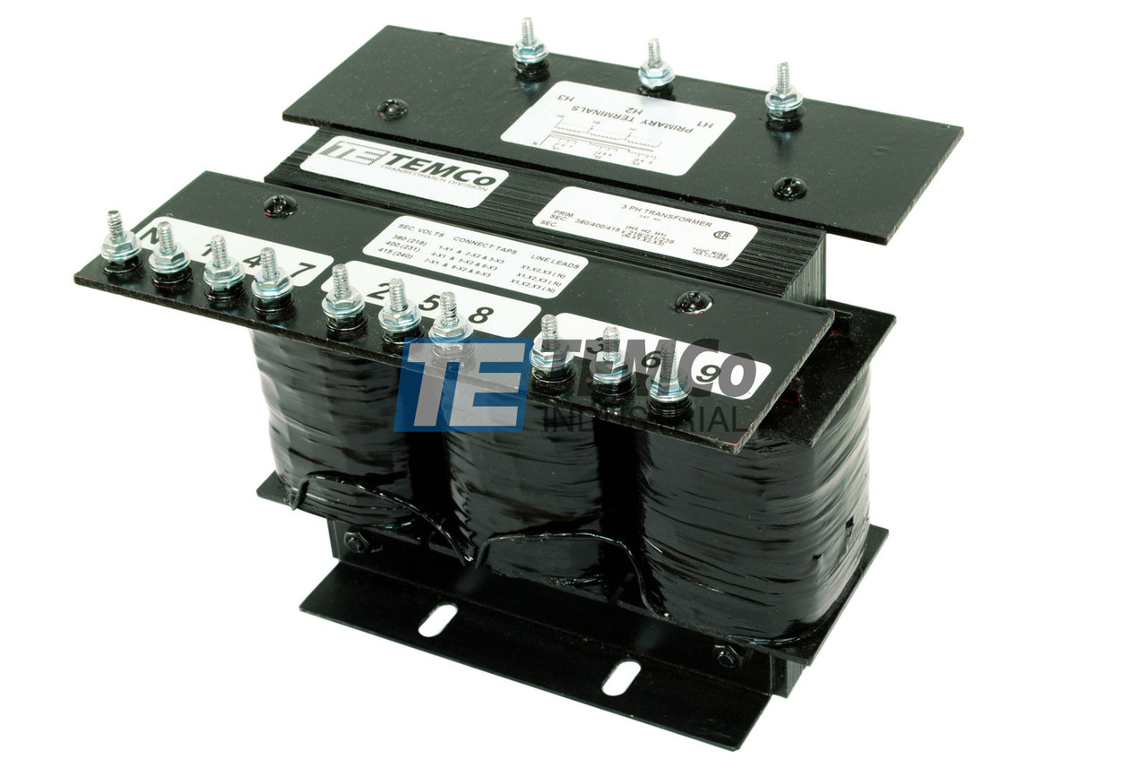 3 Phase - 208 Delta Primary Volts - 380 Y 220 / 400 Y 230 / 415 Y 240 ...