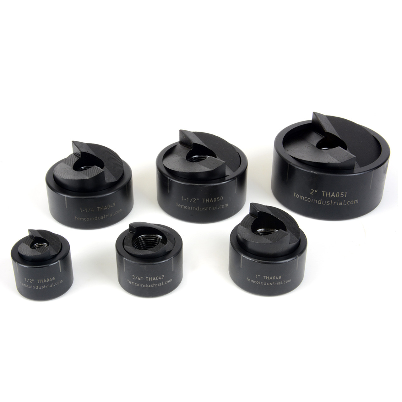 TH0390 – Manual Knockout Punch Driver Kit for ½ inch to 2 inch Electrical Conduit Hole Sizes (1/ ...