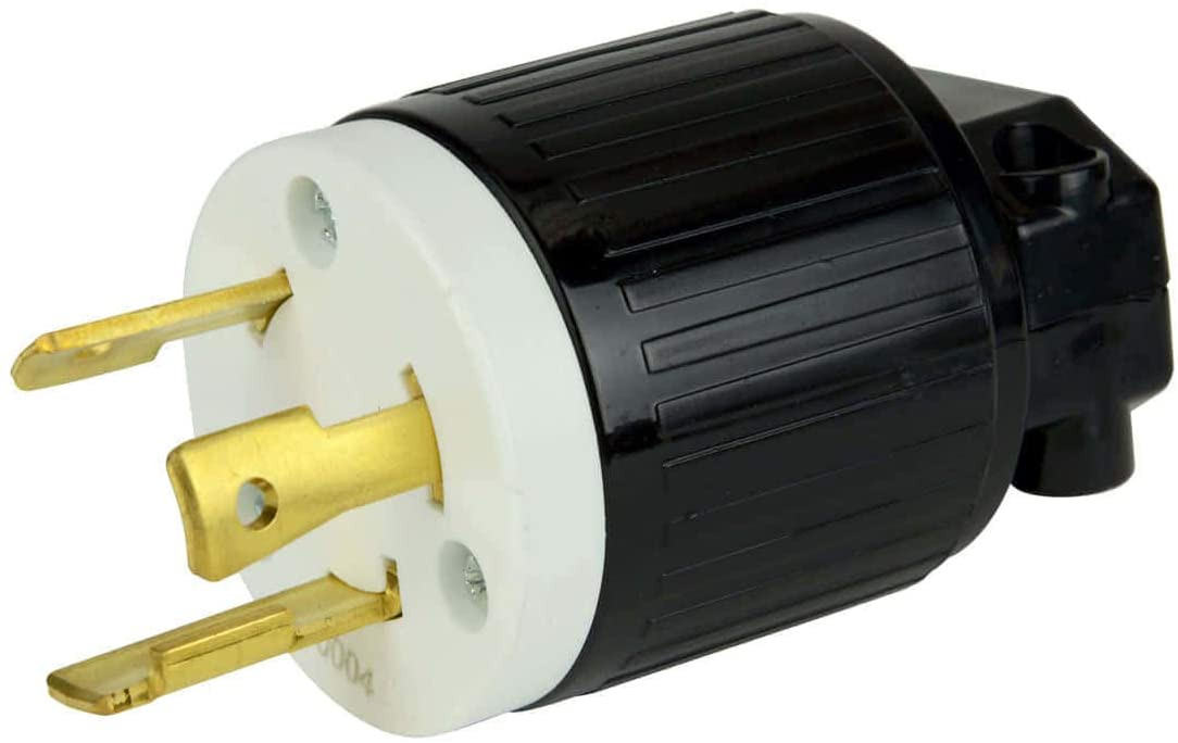 TEMCO CP0004 - NEMA L6-30P Male Plug 30A 250V Locking UL Listed for ...