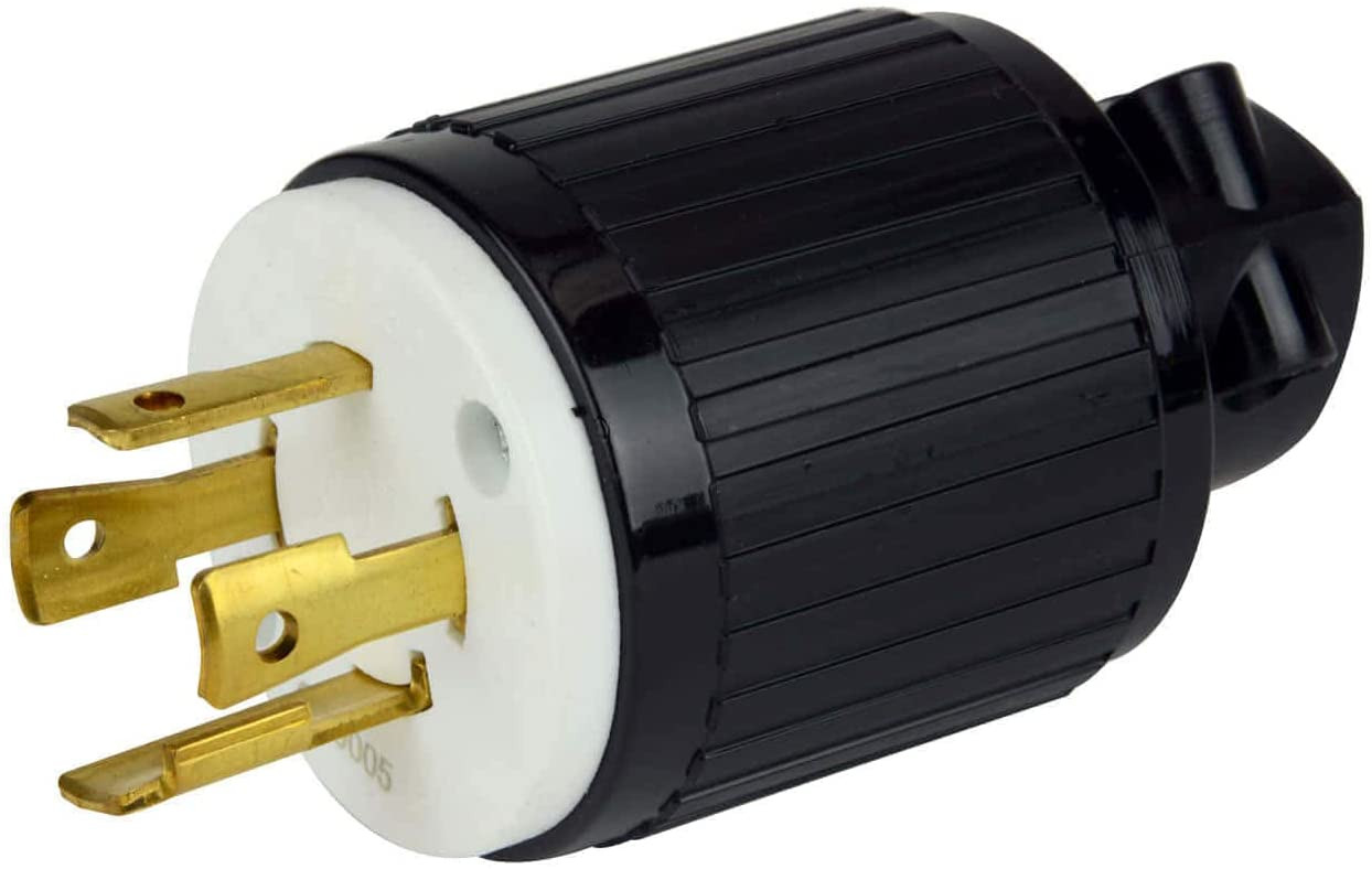 TEMCo CP0005 - NEMA L14-30 Male Plug 30A 125/250V Locking UL Listed for ...