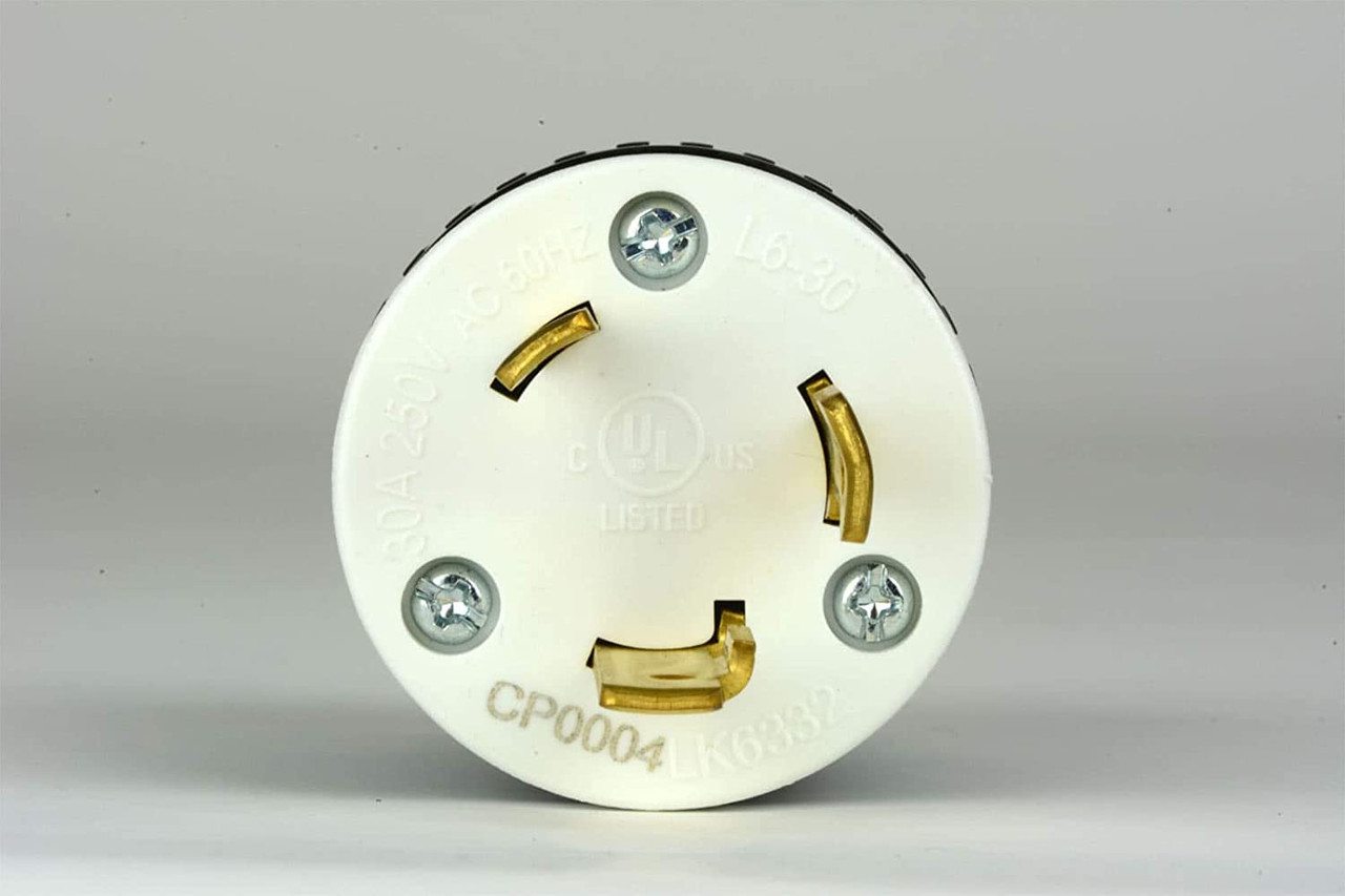 TEMCO CP0031 - NEMA L6-30P Pair Plug 30A 250V Locking UL Listed for ...