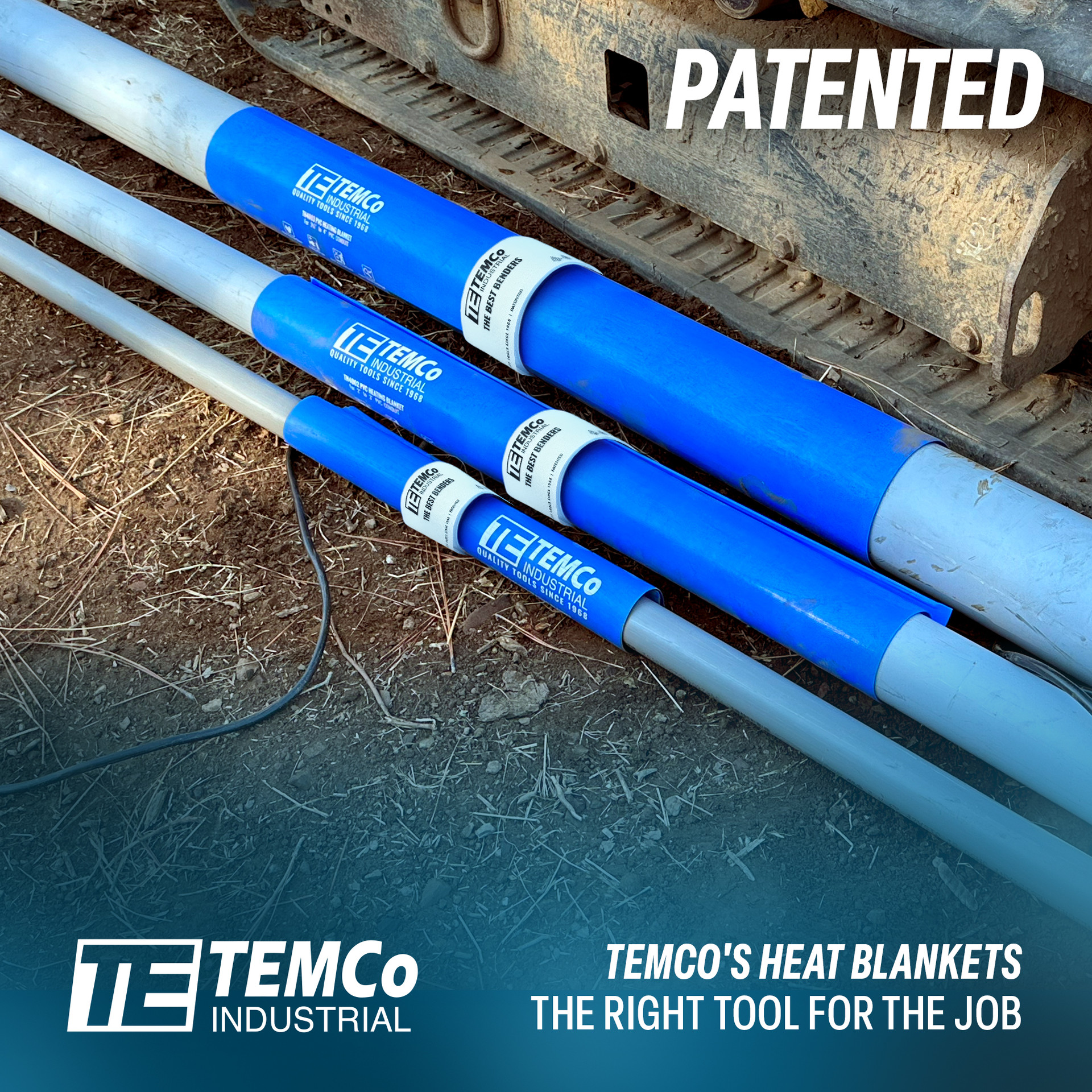 TEMCo TH4001 Conduit Heat Blanket Bender 1/2" - 1 1/2" PVC