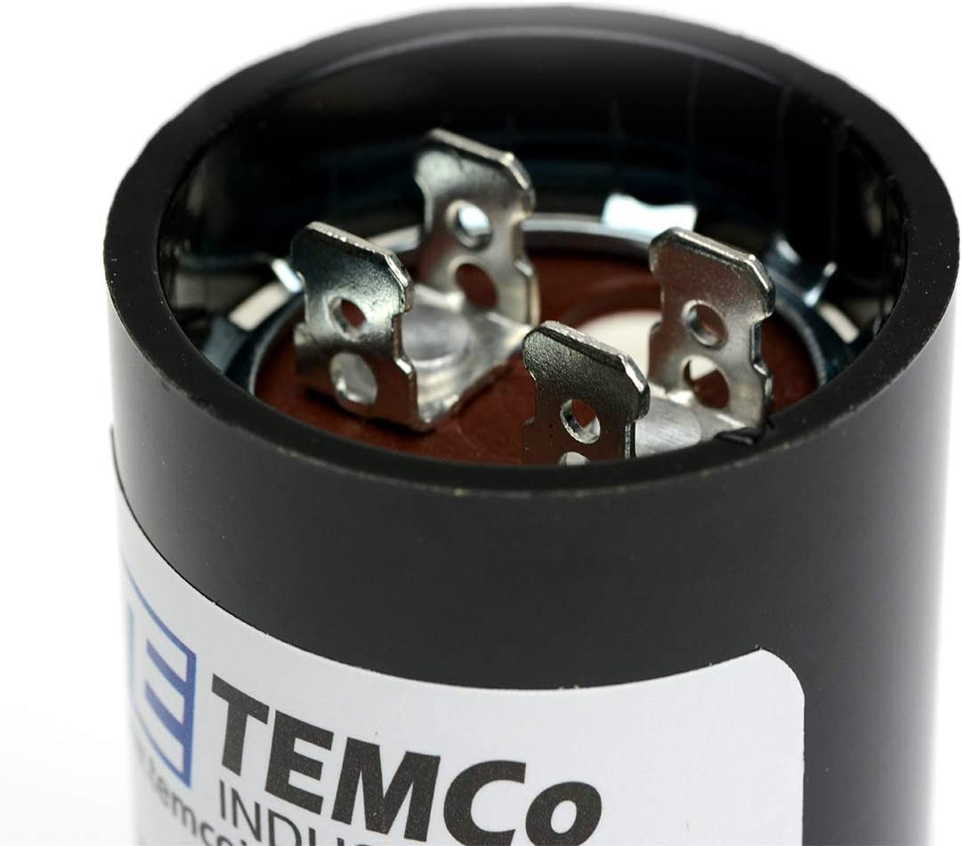 TEMCo 400-480 uF MFD CD60 Start Capacitor 110-125V AC Round | 50/60 Hz ...