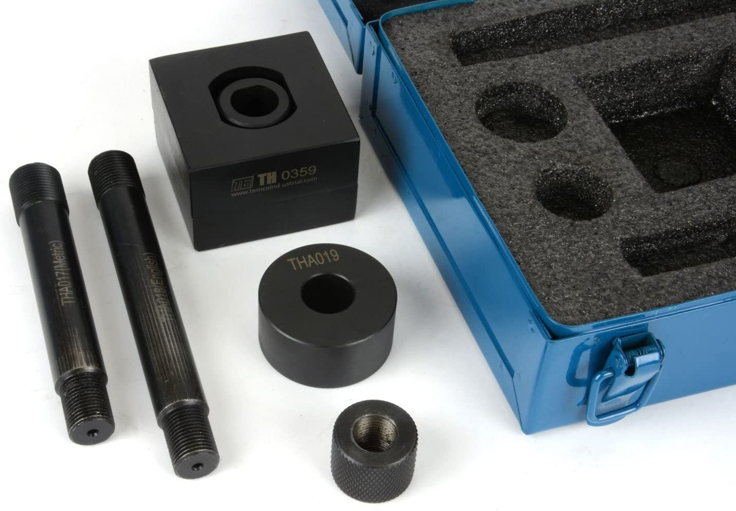 Double D Punch Die Set 1-3/8 inch x 1-1/8 inch Knockout Hole w/ Case ...