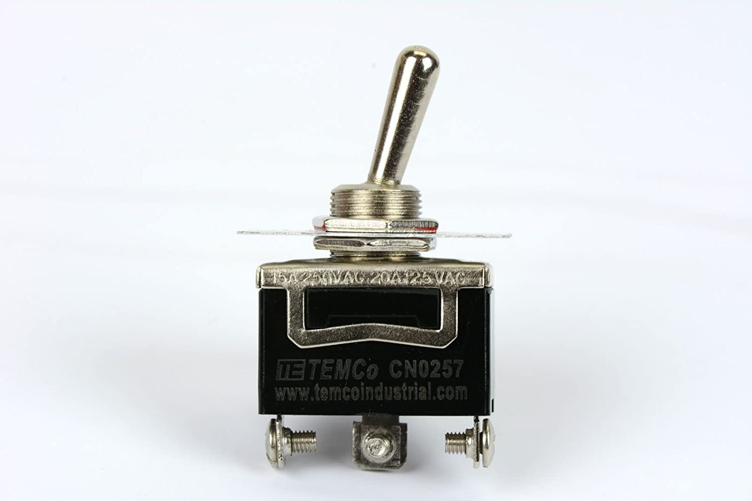 Heavy Duty 20A 125V ON-ON SPDT 3 Terminal Toggle Switch - TEMCo Industrial