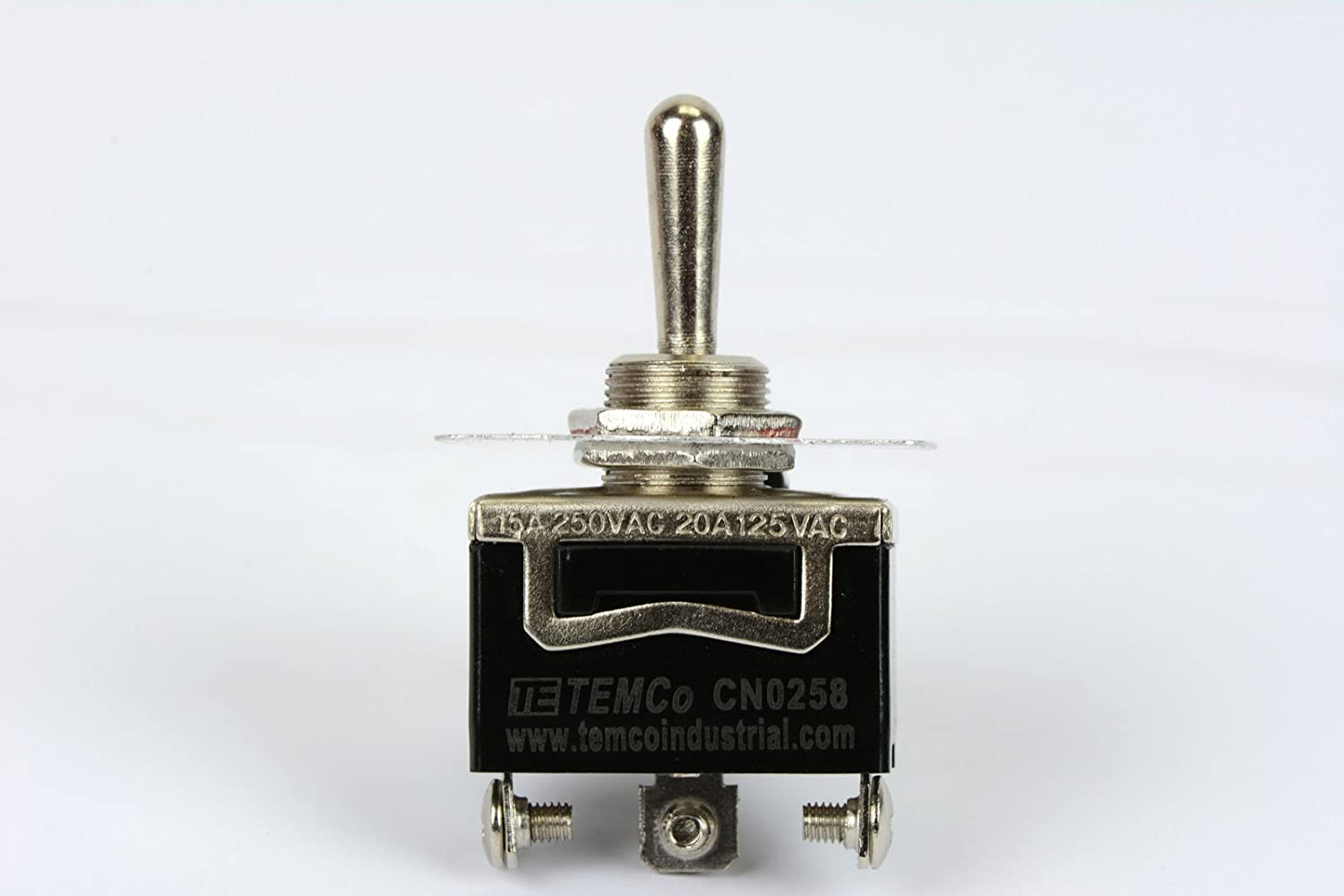 Heavy Duty 20A 125V ON-OFF-ON SPDT 3 Terminal Toggle Switch - TEMCo ...