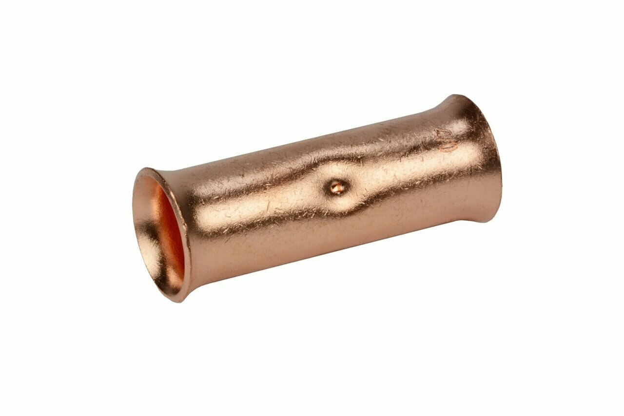 4/0 AWG Bare Copper Butt Splice Connector - 25 Pack