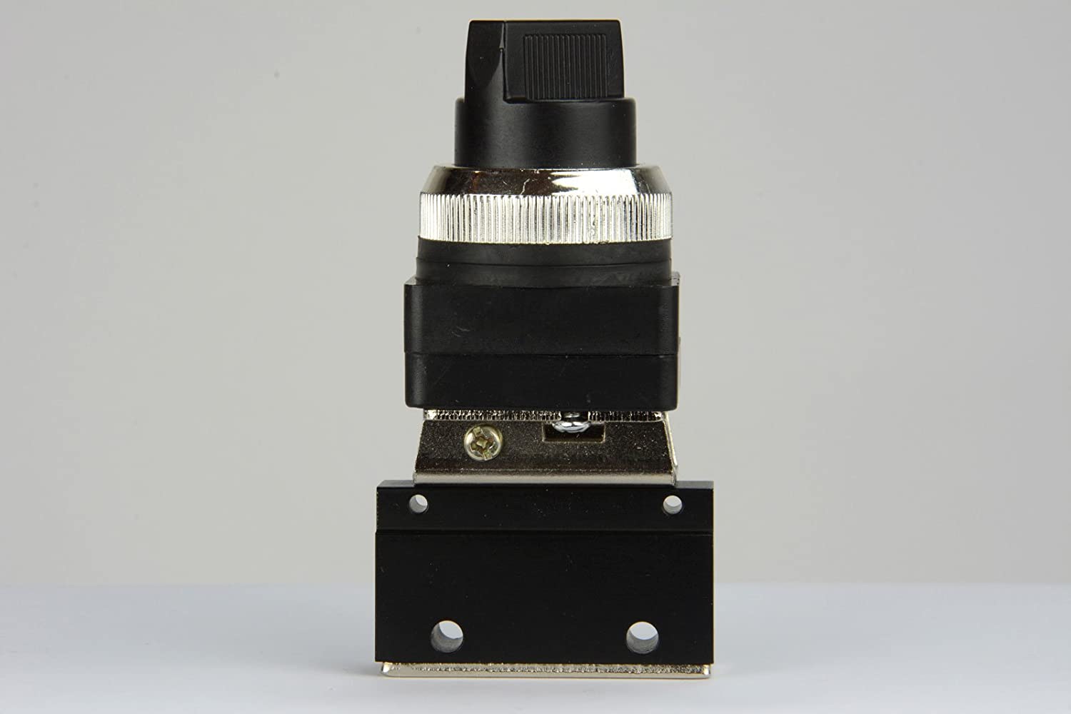 2 Port 2 Way 2 Position Latching Rotary Knob Normally Closed Pneumatic ...