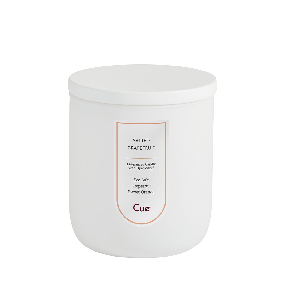 Salted Grapefruit 7.5oz Candle | White