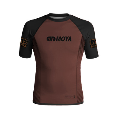 26 BROWN SS RASH GUARD - Moya Brand Co.