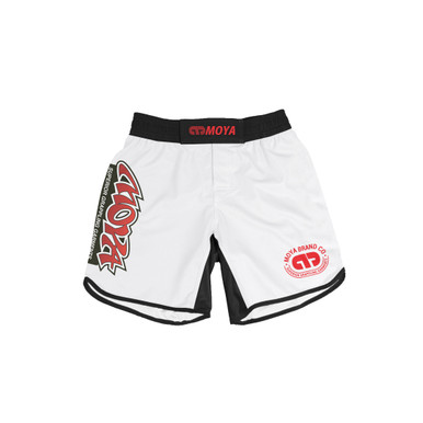 COMBAT CLUB WHITE TRAINING SHORT - Moya Brand Co.