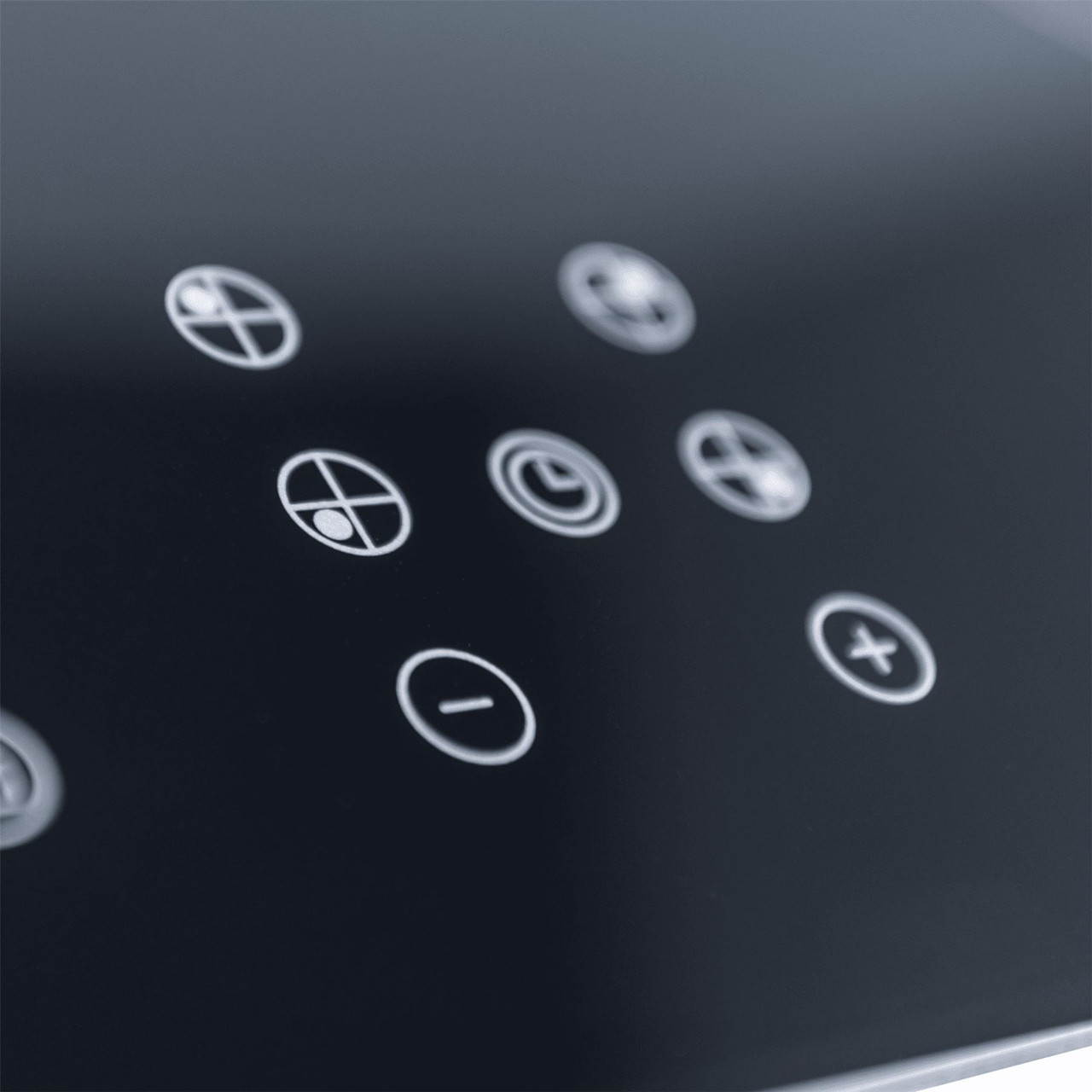 SIA 60cm 4 Zone Touch Control Induction Hob Black ECO 13 Amp Plug In ...