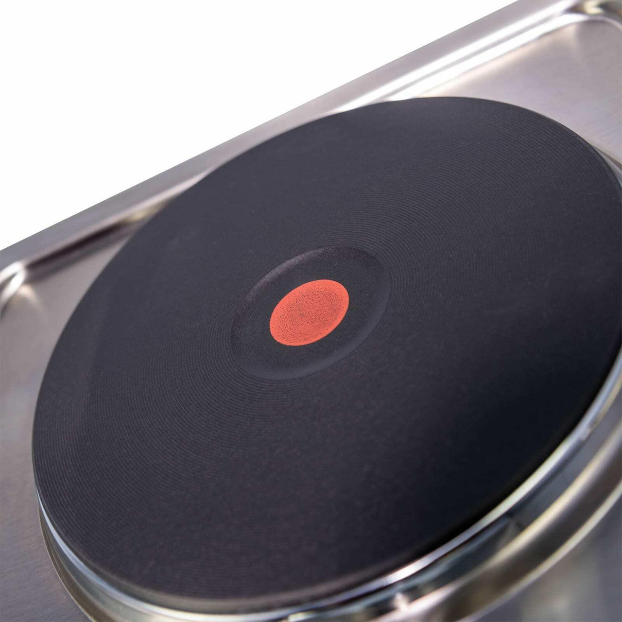 SIA 30cm Stainless Steel Electric 2 Zone Plate Hob & 60cm Visor Cooker ...