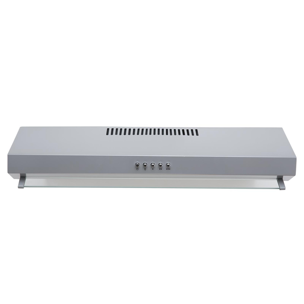 SIA VSR60SI 60cm Silver Slimline Visor Cooker Hood Kitchen Extractor ...