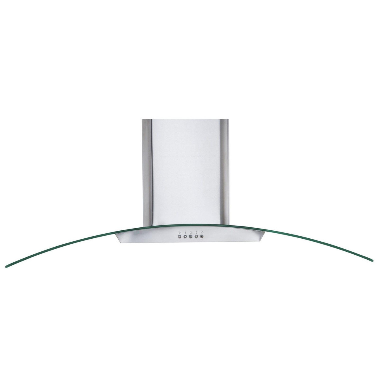 SIA CGH110SS 110cm Stainless Steel Curved Glass Chimney Cooker Hood ...