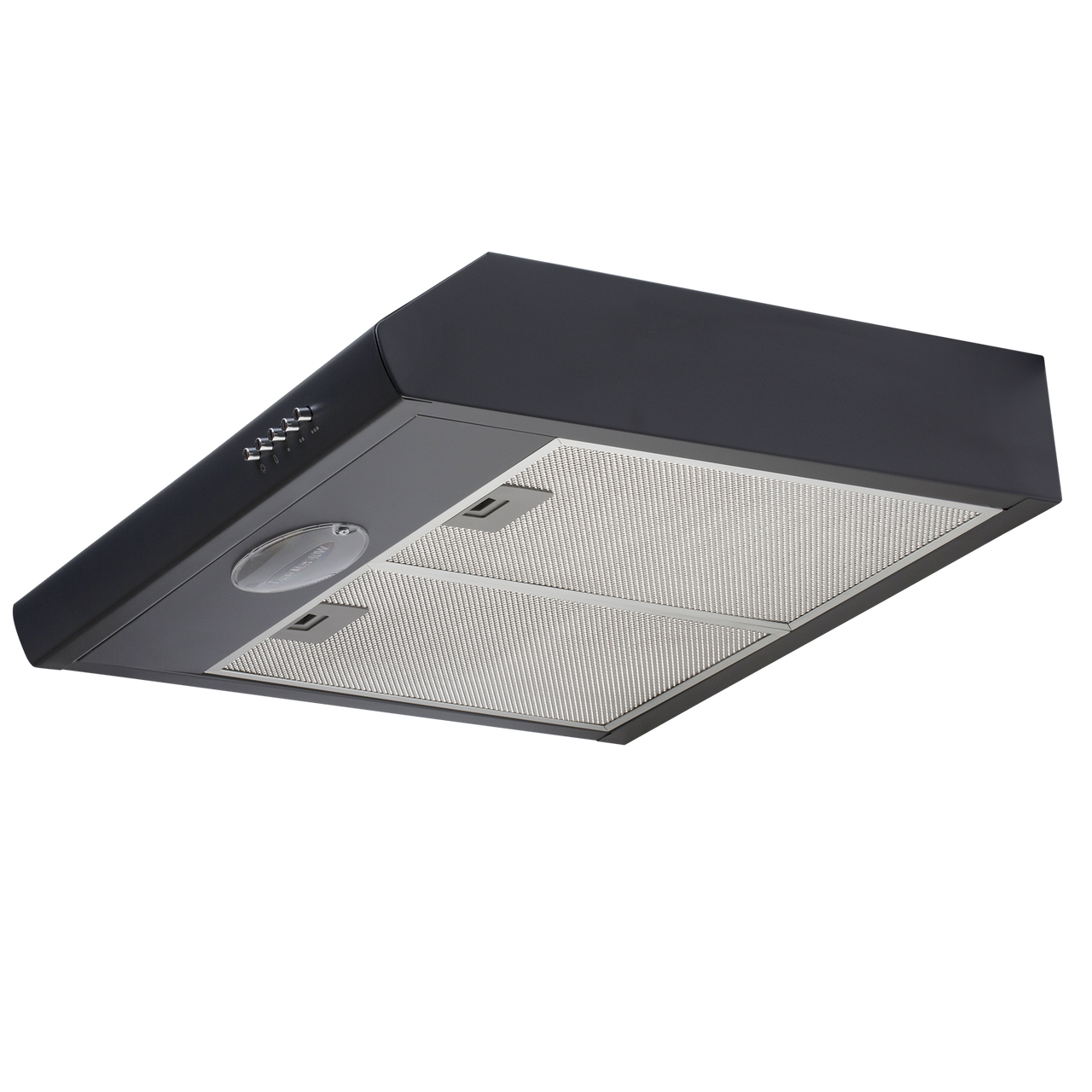 SIA STE50BL 50cm Black Slimline Visor Cooker Hood Extractor Fan & 3m ...