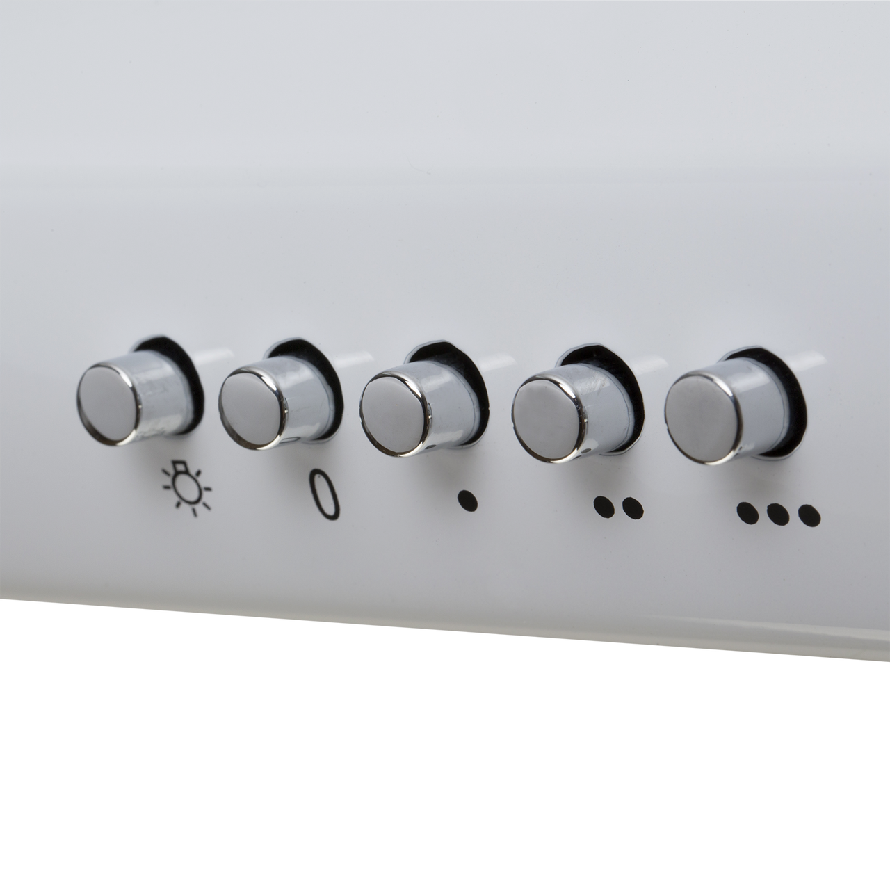 SIA STE50WH 50cm White Slimline Visor Cooker Hood Kitchen Extractor Fan