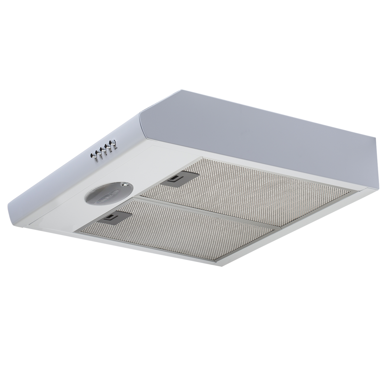 SIA STE50WH 50cm White Slimline Visor Cooker Hood Extractor Fan & 1m ...