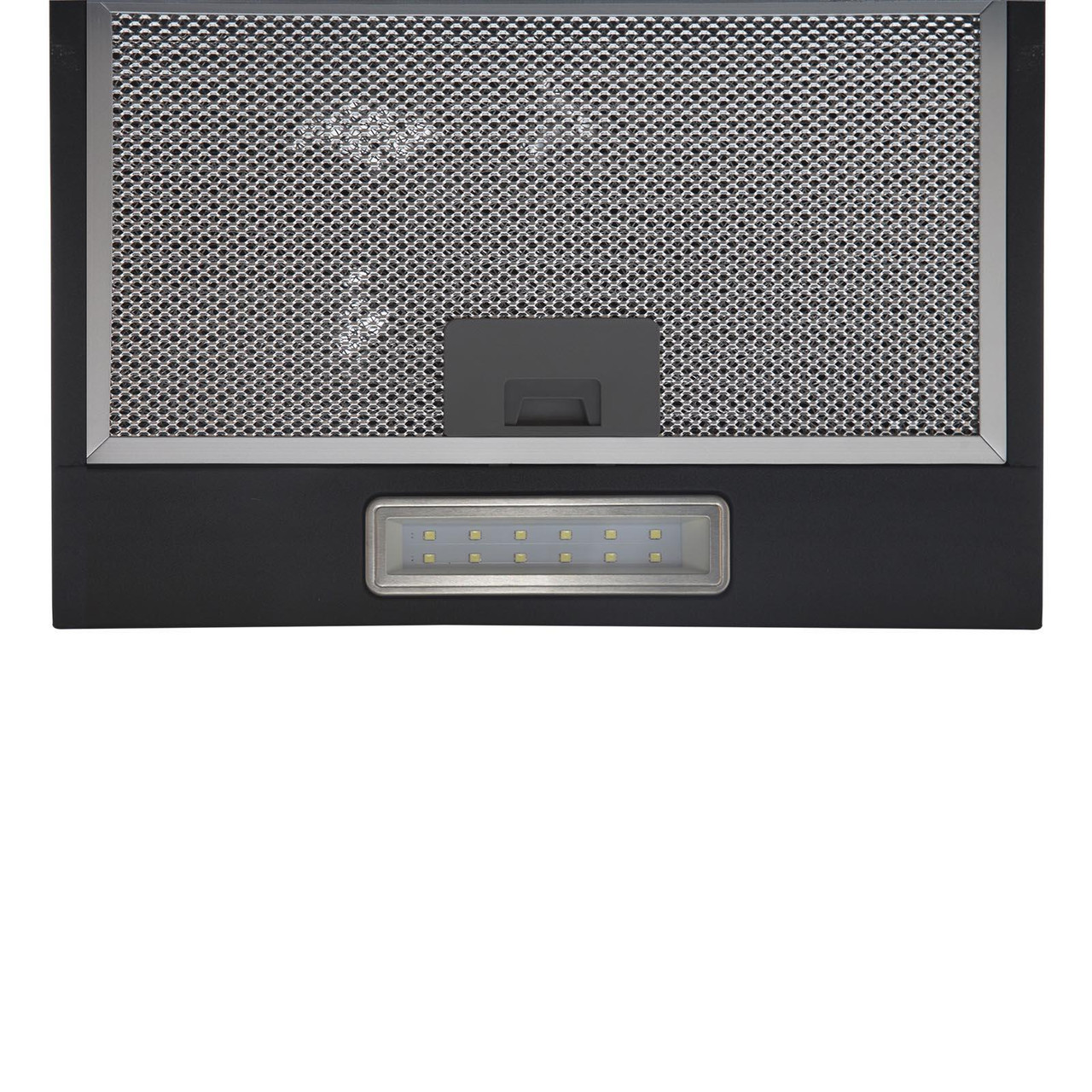 SIA AH70BL 70cm Black Angled Glass Chimney Kitchen Cooker Hood Fan & 3m ...
