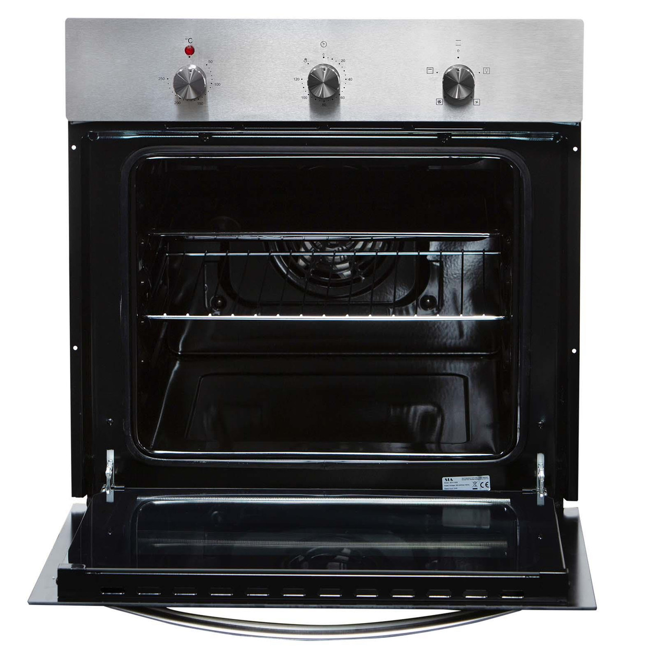 60cm Single Electric Fan Oven In Stainless Steel, Built-in / Under ...
