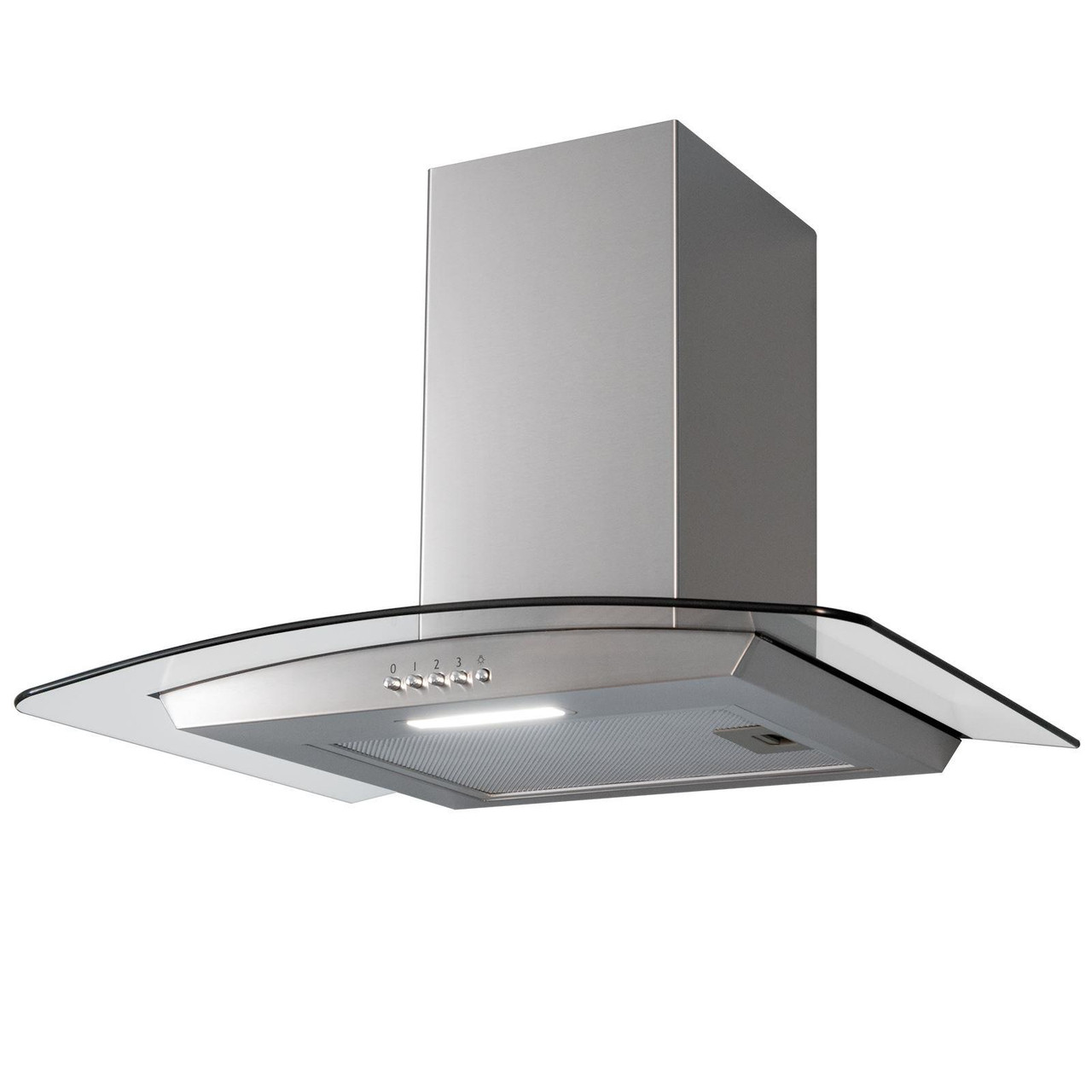 SIA 60cm Stainless Steel Built-in Fan Oven, 13A Induction Hob & Curved ...