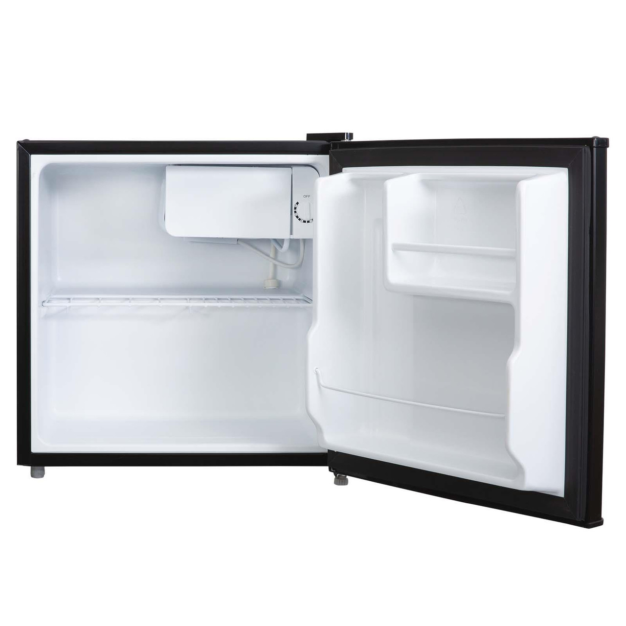 Black Mini Fridge With Ice Box, 43L Tabletop Drink Cooler / Chiller ...