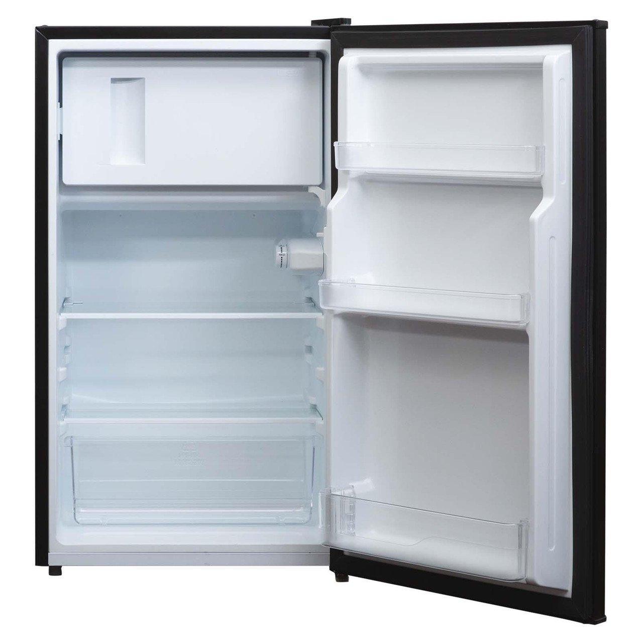 Black Under Counter Fridge With Ice Box, 80L Freestanding Larder - SIA ...
