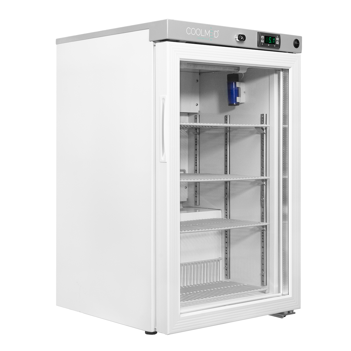 Lockable Medical Fridge, Glass Door With Digital Display & Probe ...