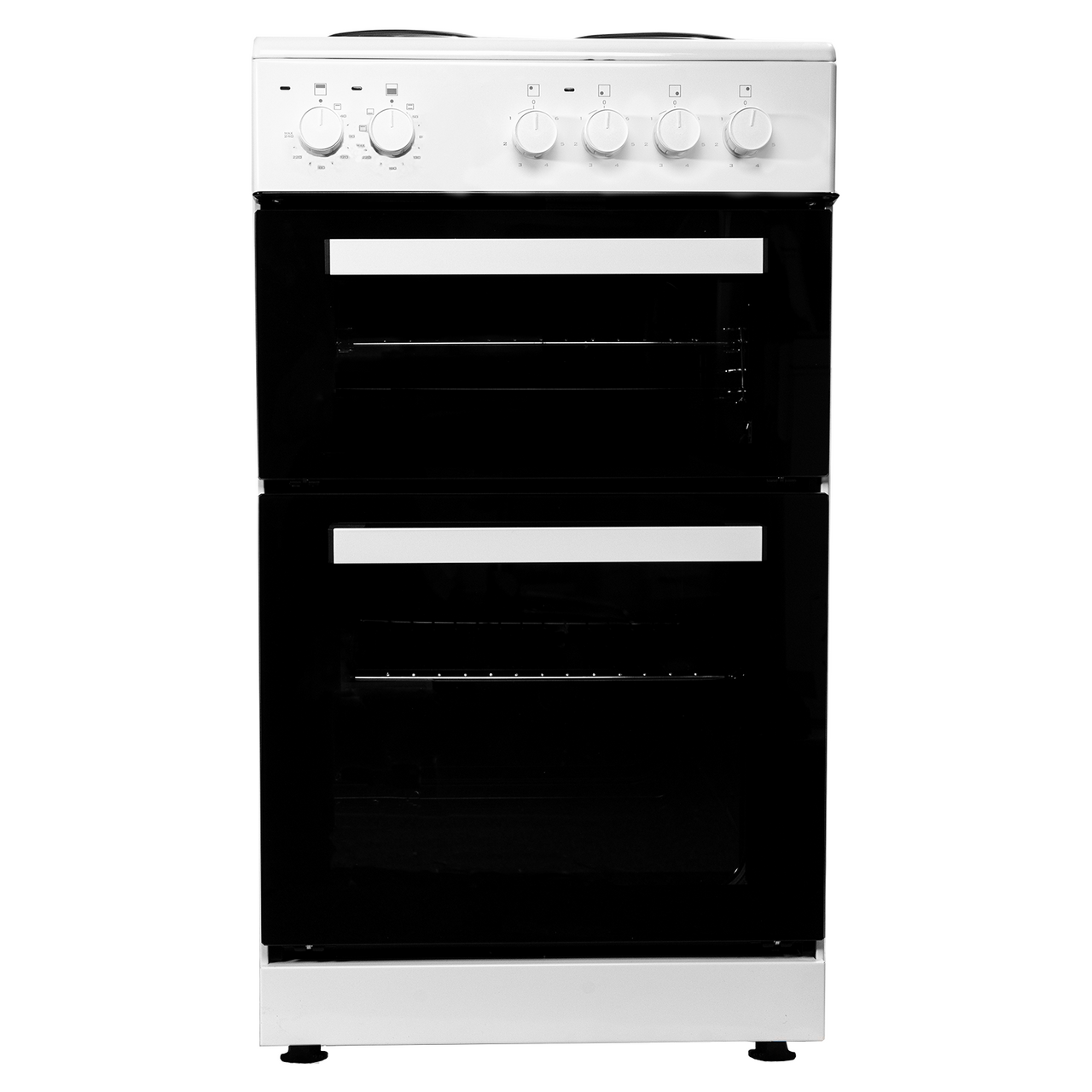 SIA Twin Cavity Electric Cooker With Solid Plate Hob ETS50W