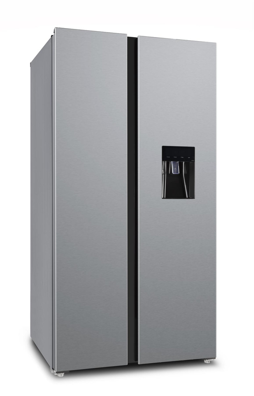 SIA 2 Door Fridge Freezer In Silver, 627L - SAFF646IX