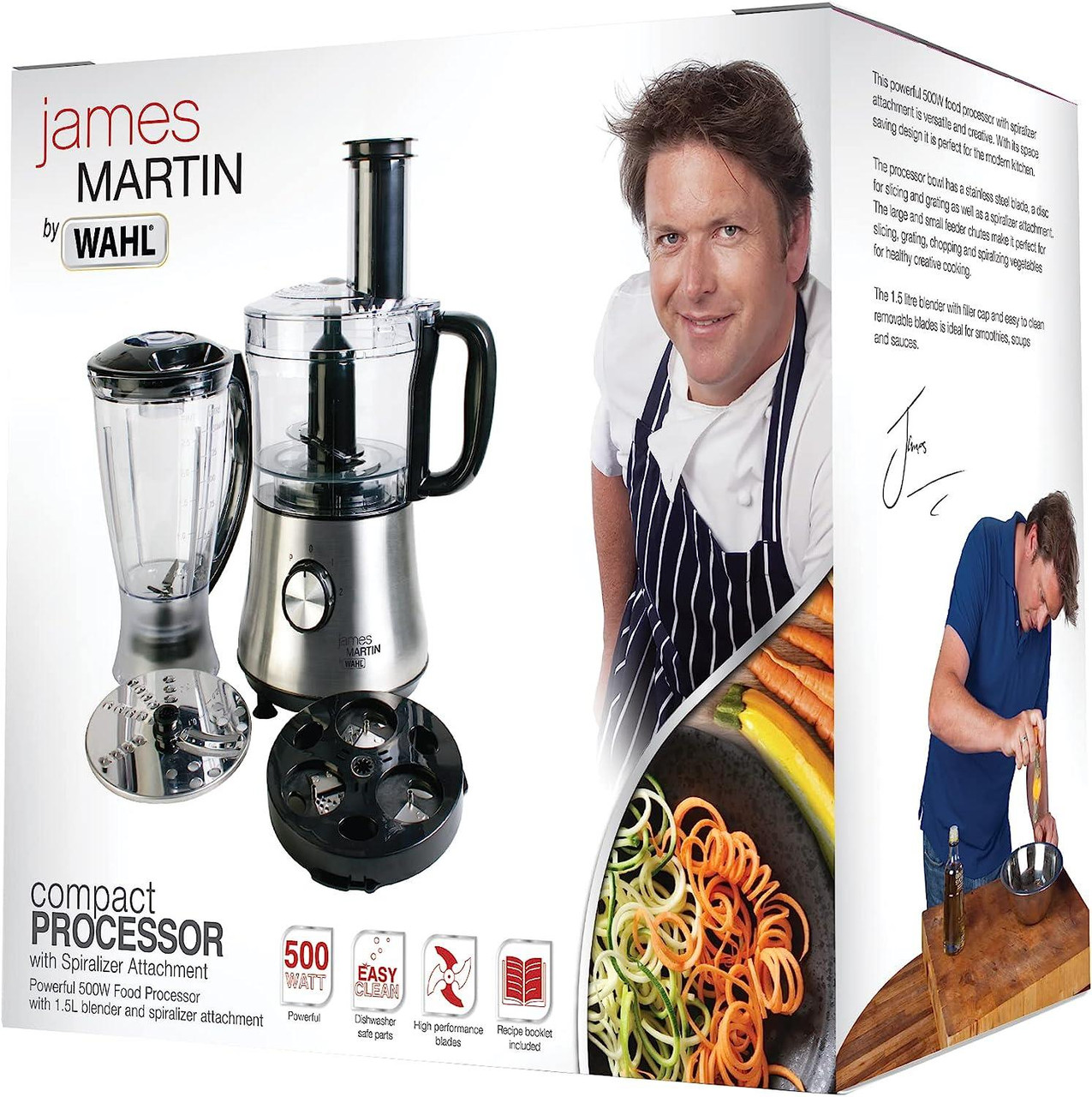 Wahl James Martin Food Processor Compact ZX971 1.5 Litre