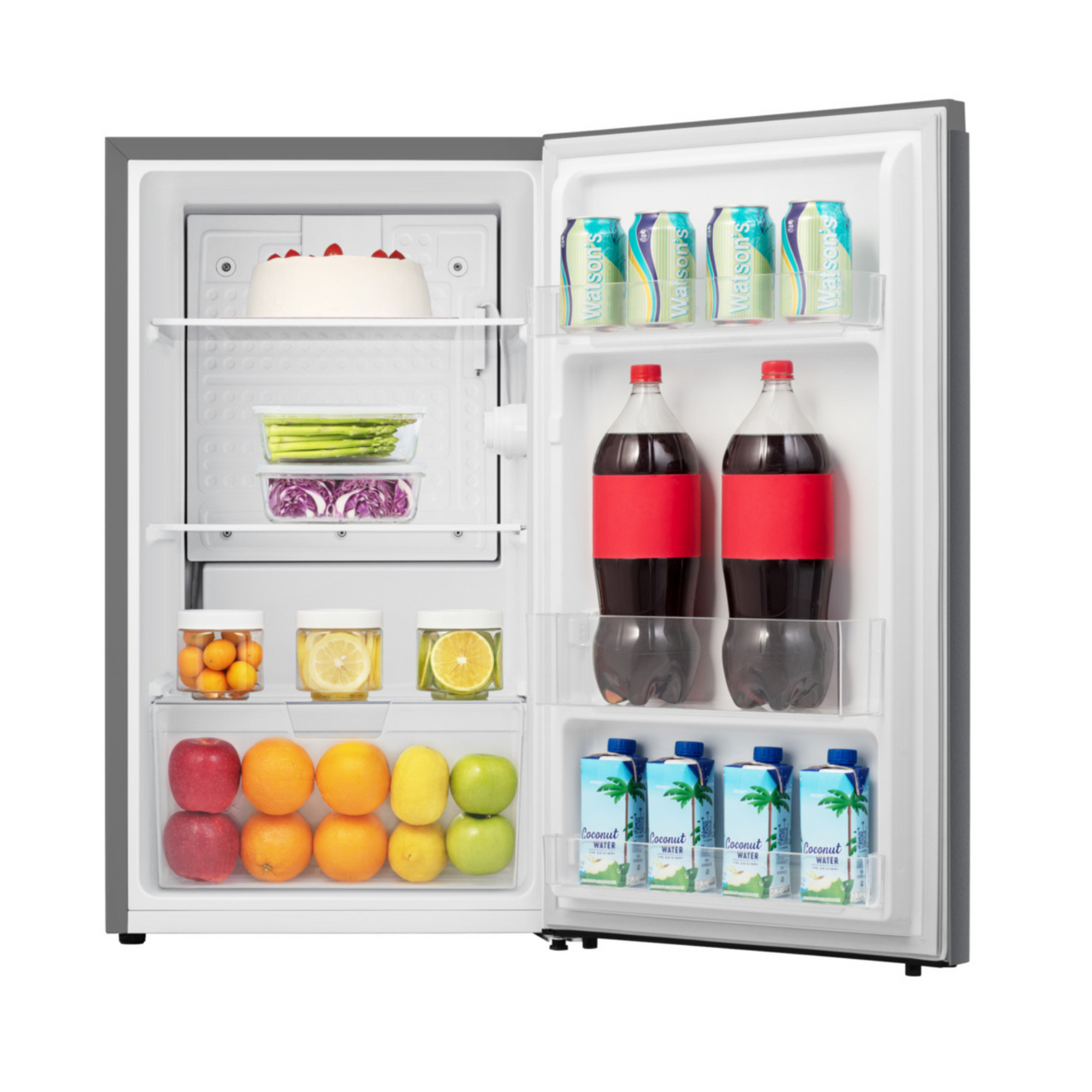 Fridgemaster MUL4892ES 92L Silver Under Counter Fridge