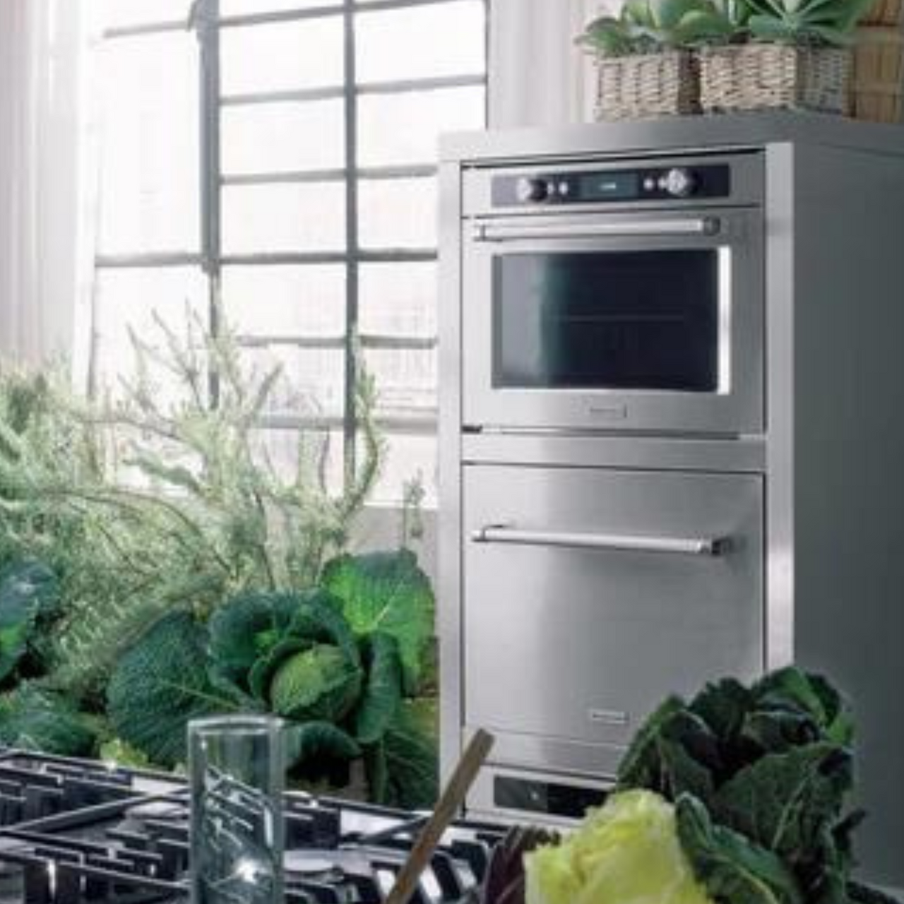 KitchenAid KOSCX 45600 Stainless Steel Built-In Electric Steam Oven