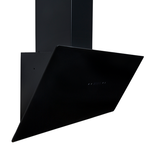 SIA TAG90BL 90cm Black Angled Touch Control Cooker Hood Kitchen ...