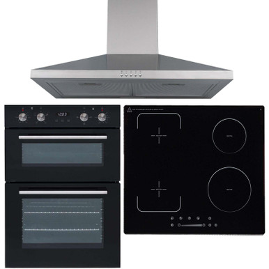 SIA 60cm Built-in Oven, Bridged Induction Hob And Stainless Steel ...