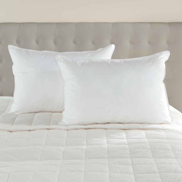 600 Fill Power Premium White Down Pillow - DownLiteBeddingWholesale.com
