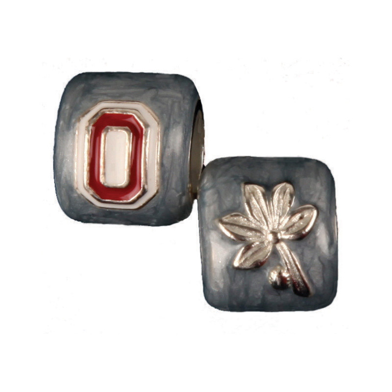 Red and Gray Block O Decal - College Traditions