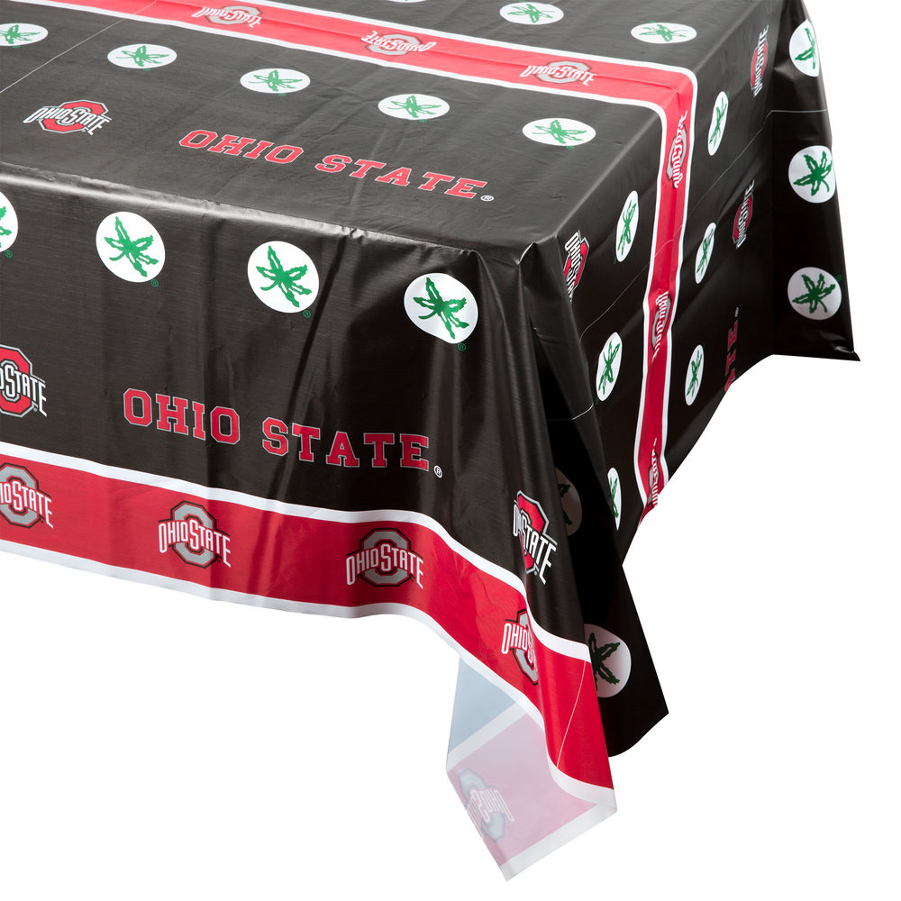 Ohio State Plastic Tablecloth - College Traditions