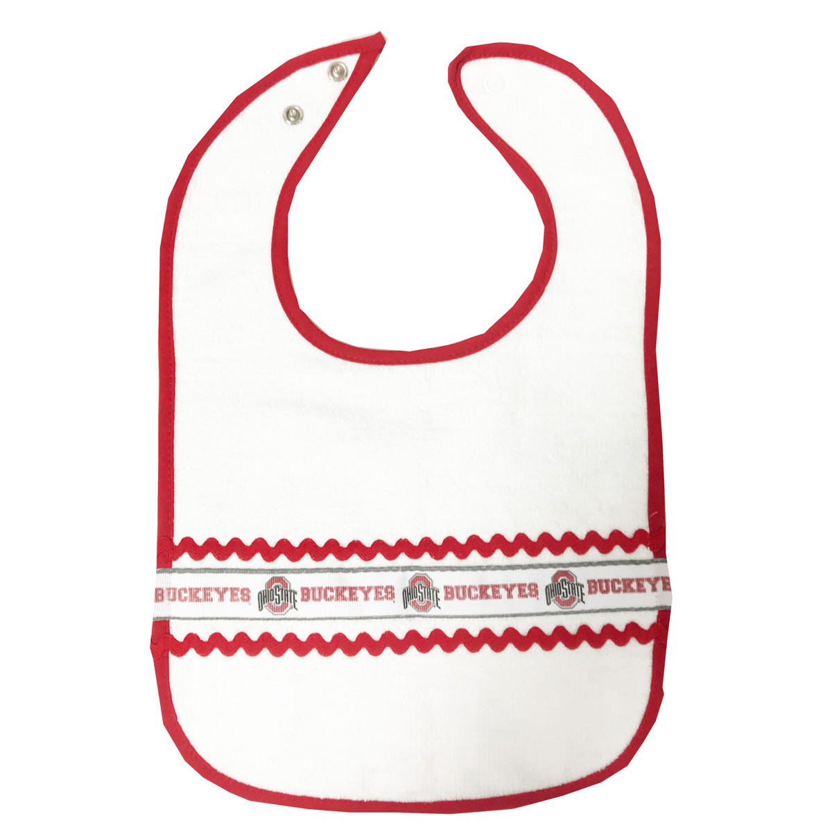 Ohio State Terry Cloth Bib With Snaps - College Traditions