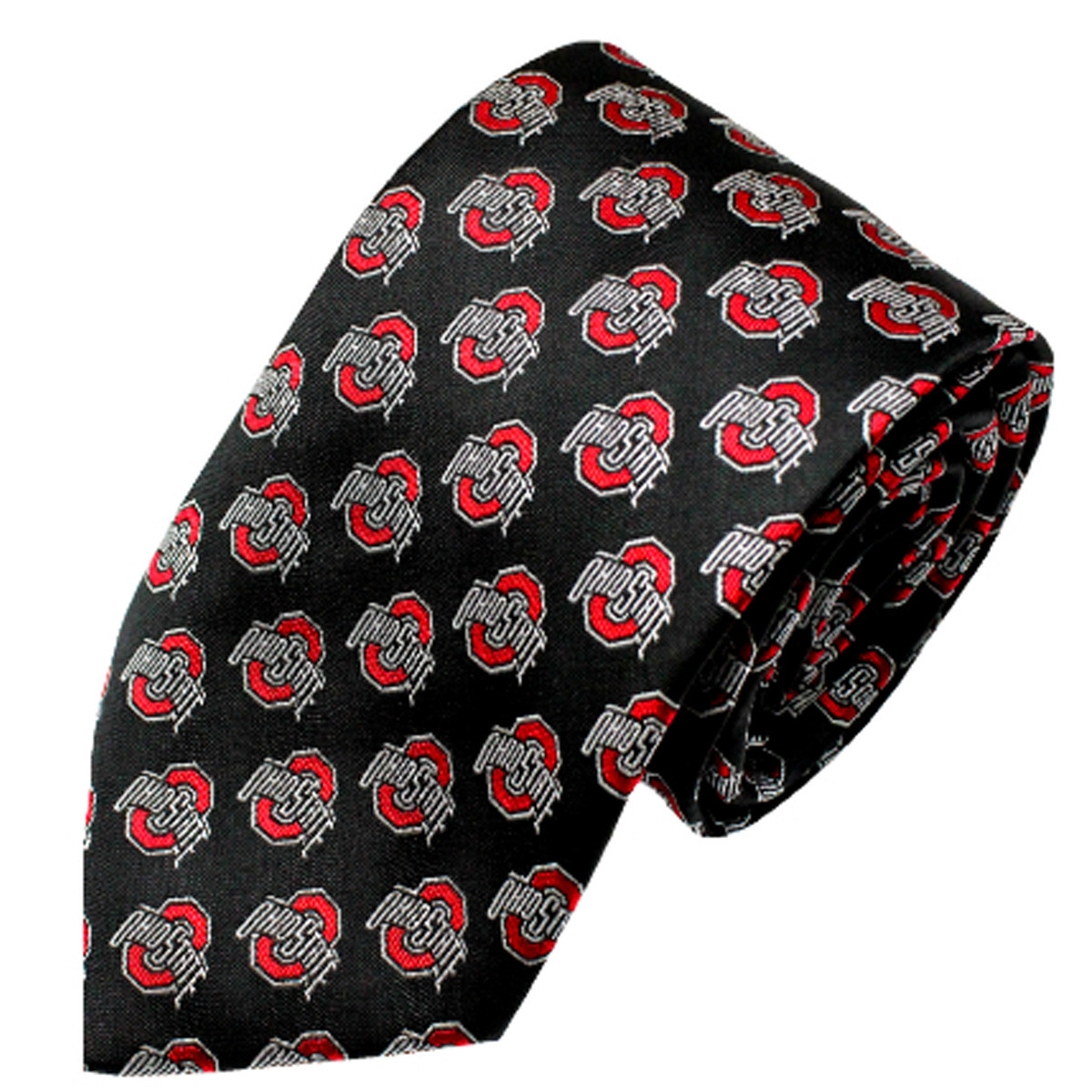 Black Ohio State Logo Tie - College Traditions