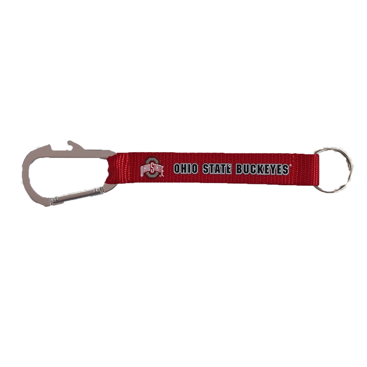 Ohio State Bottle Open Carabiner Lanyard Keychain - College Traditions