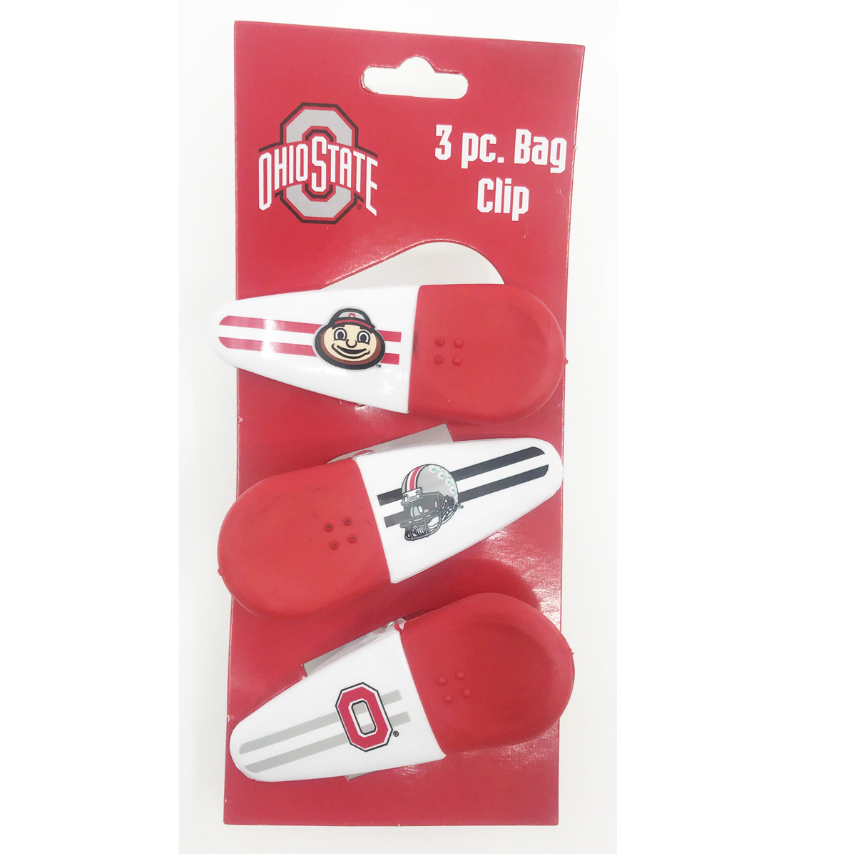 3 Pack Ohio State Chip Clips - College Traditions