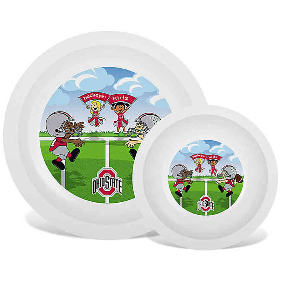 Ohio State Kids Plate and Bowl Set - College Traditions