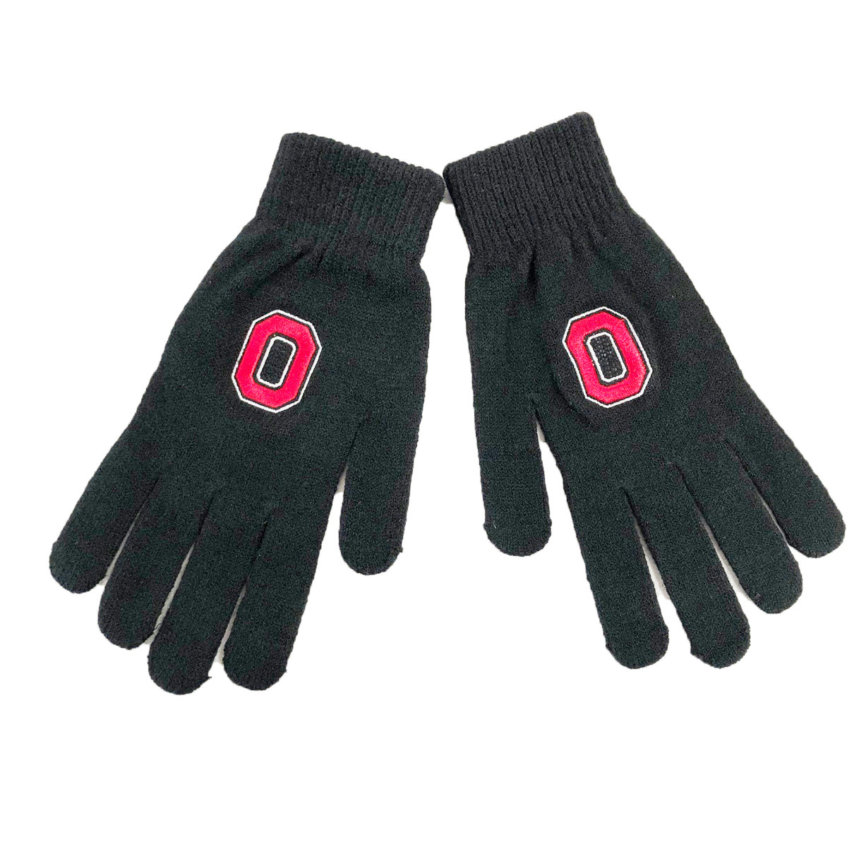 Ohio State Black Knit Gloves - College Traditions