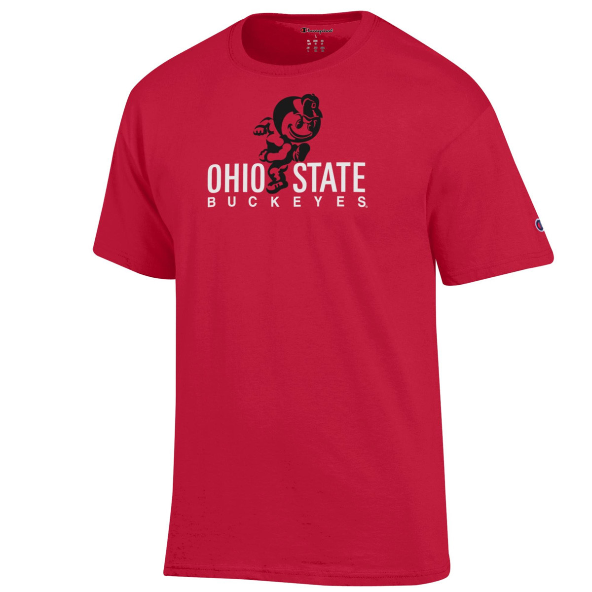 Men's Red Ohio State Brutus Tee B/T - College Traditions