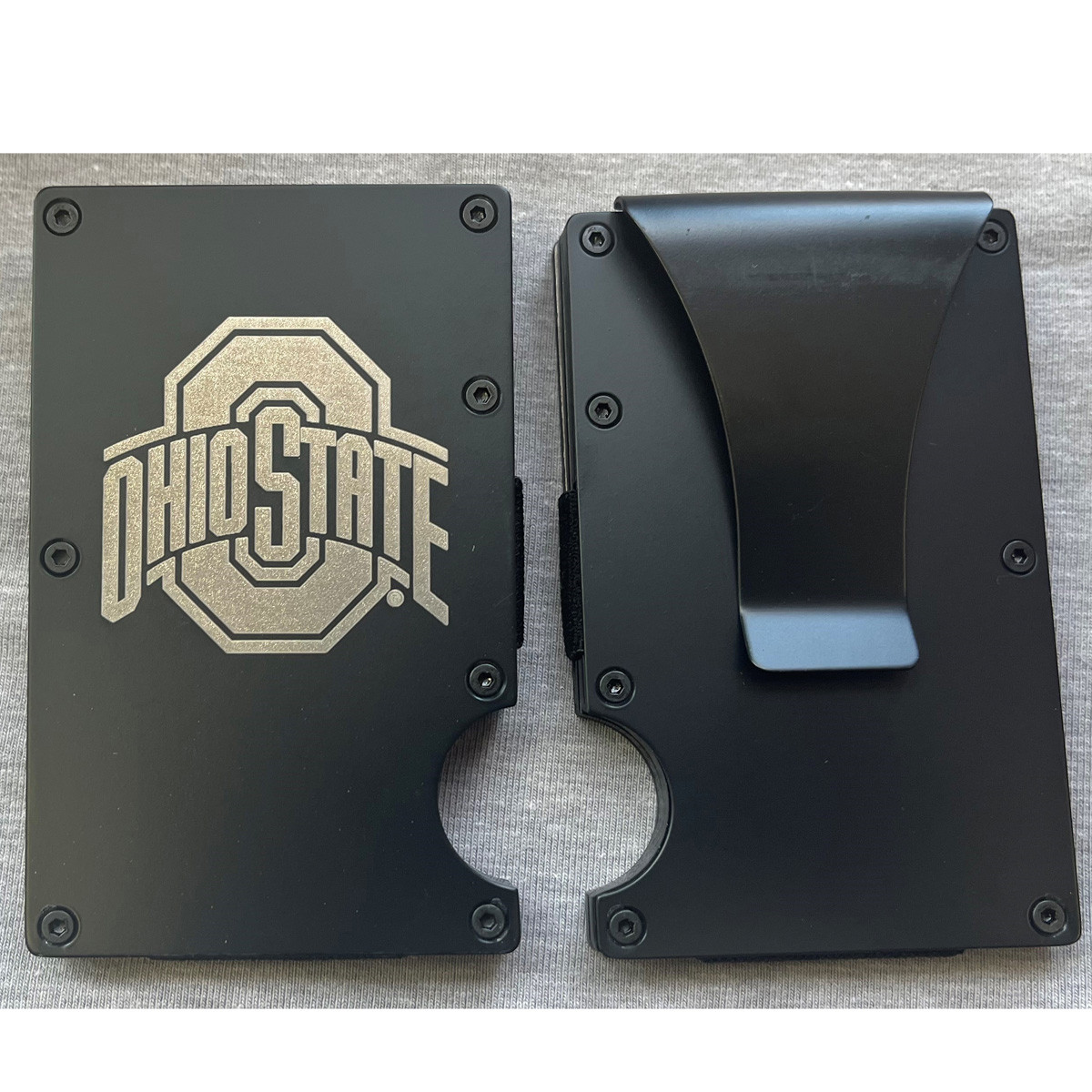 Ohio State Laser Etched Aluminum Wallet - College Traditions