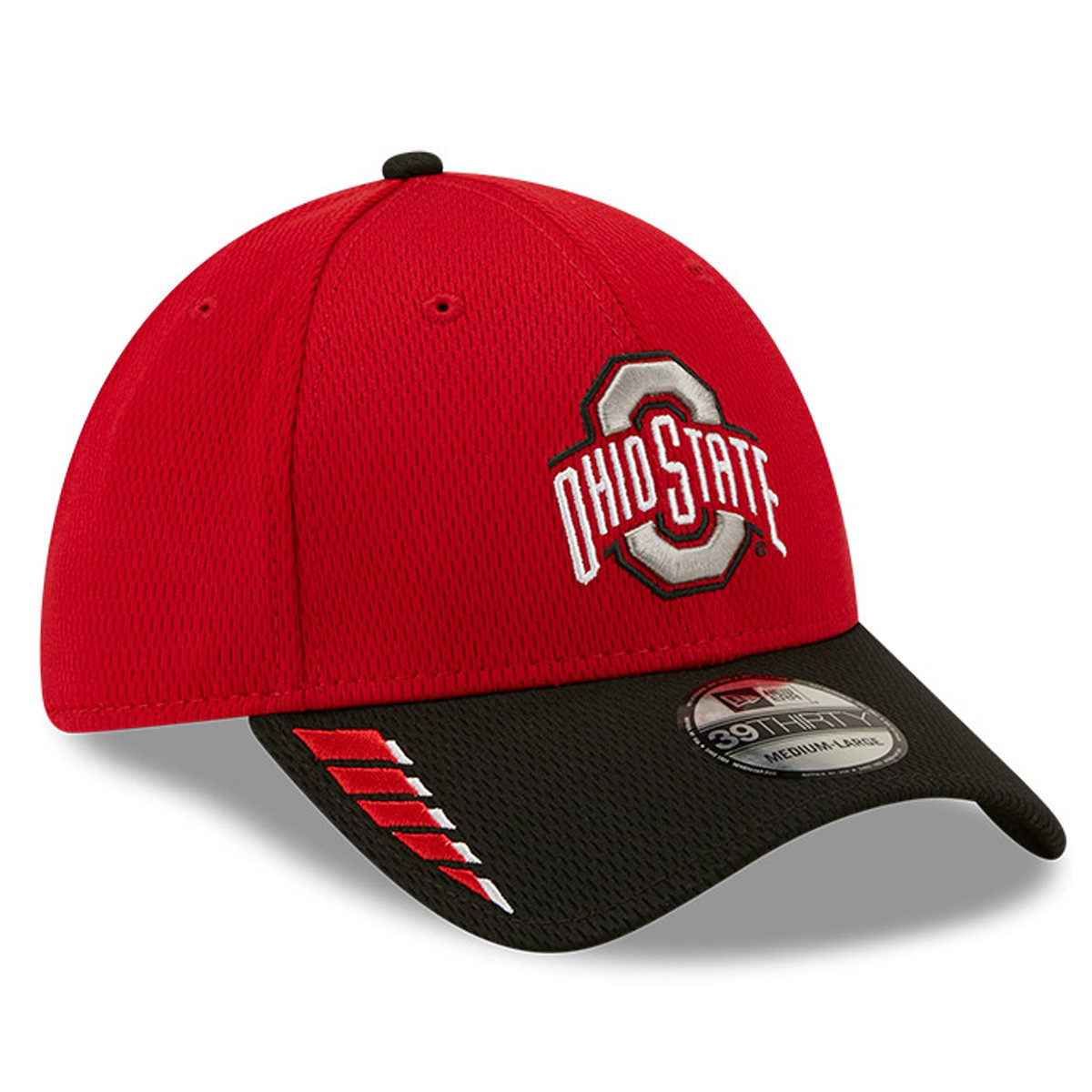 Red & Black Rush Cap by New Era. Available in 2 Sizes - College Traditions