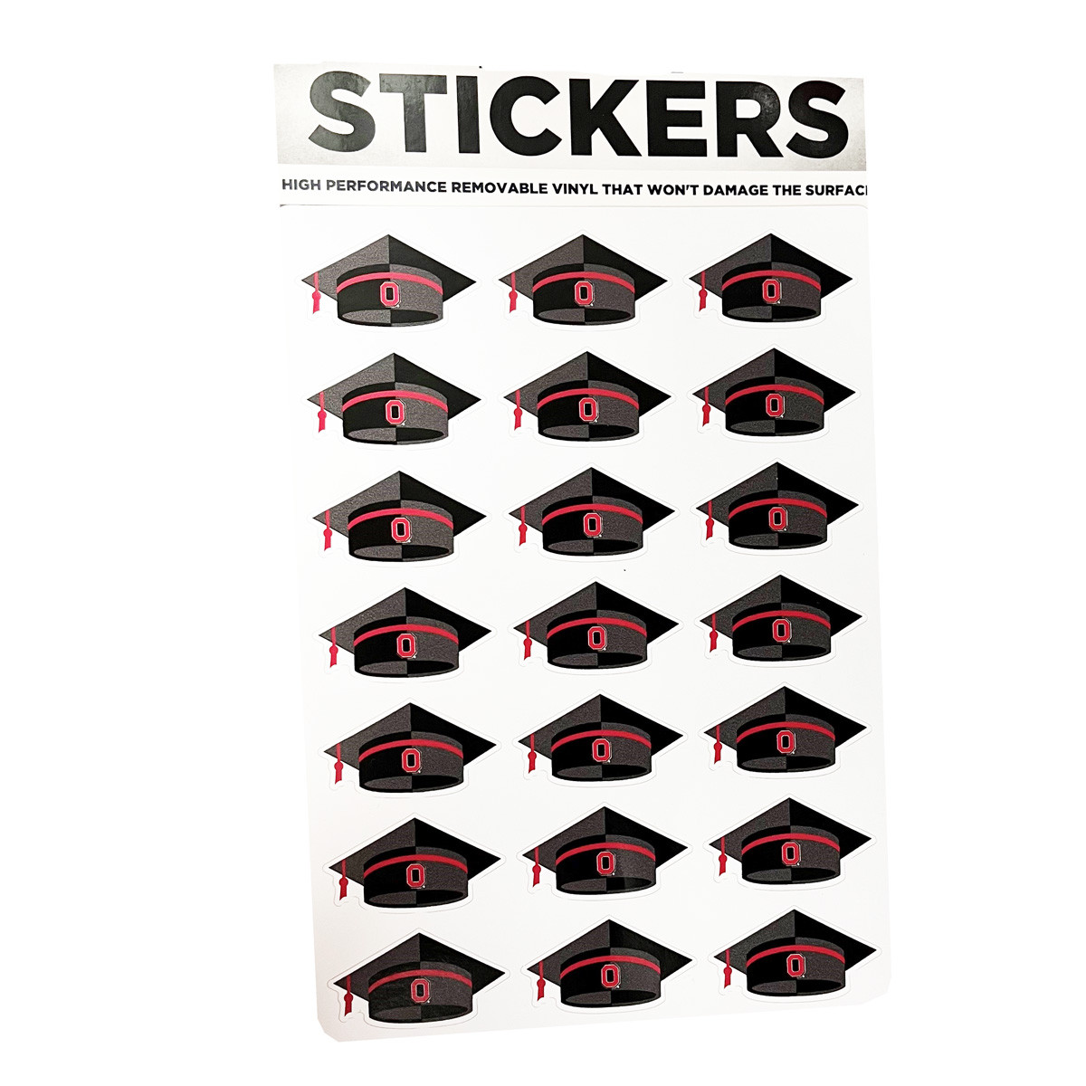 Ohio State Graduation Cap Sticker Sheet - College Traditions
